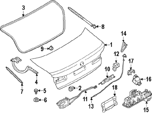 BMW 51767442715 GENUINE OEM WEATHERSTRIP | eBay