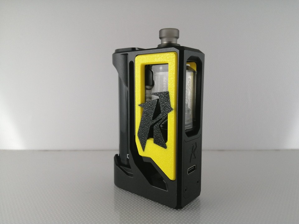 RIFT AIO panels full 2 part set 3D printed in Yellow with Black motif ...