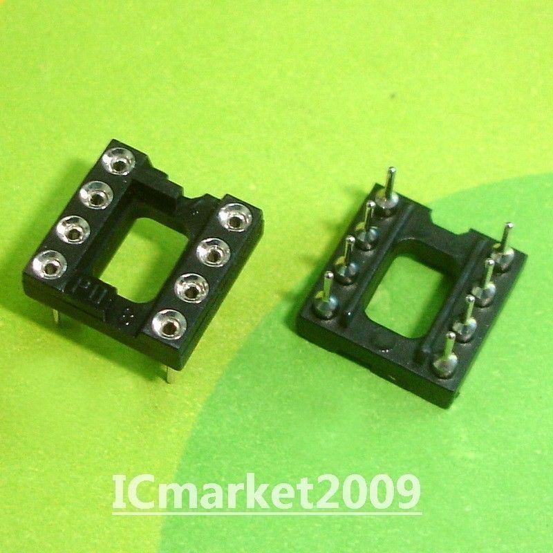 20 DIP8 Round 8Pin 8 PIN DIL IC Socket (gold plated inner) | eBay