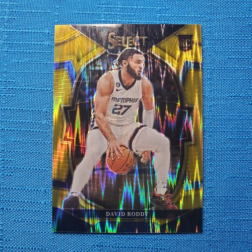 David Roddy 05/10 Prizm Select Gold Rookie Card RC Memphis Grizzlies ...