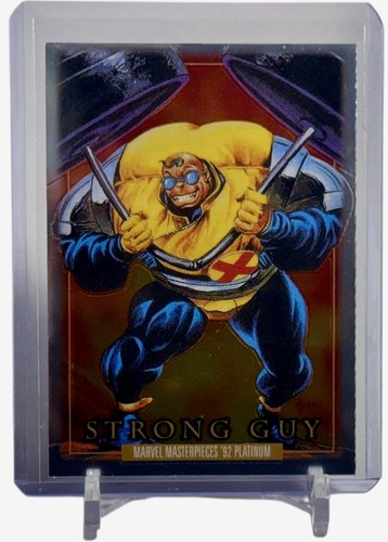 Strong Guy 2024 Skybox Marvel Masterpieces 1992 Platinum Base Card #85 ...