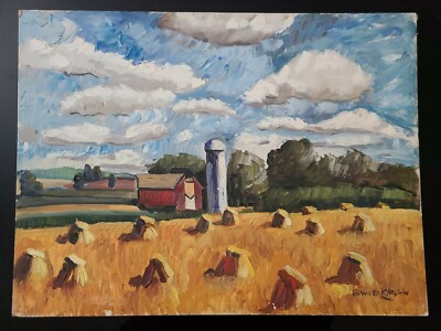 Edward L. Carlson Oil Painting | eBay