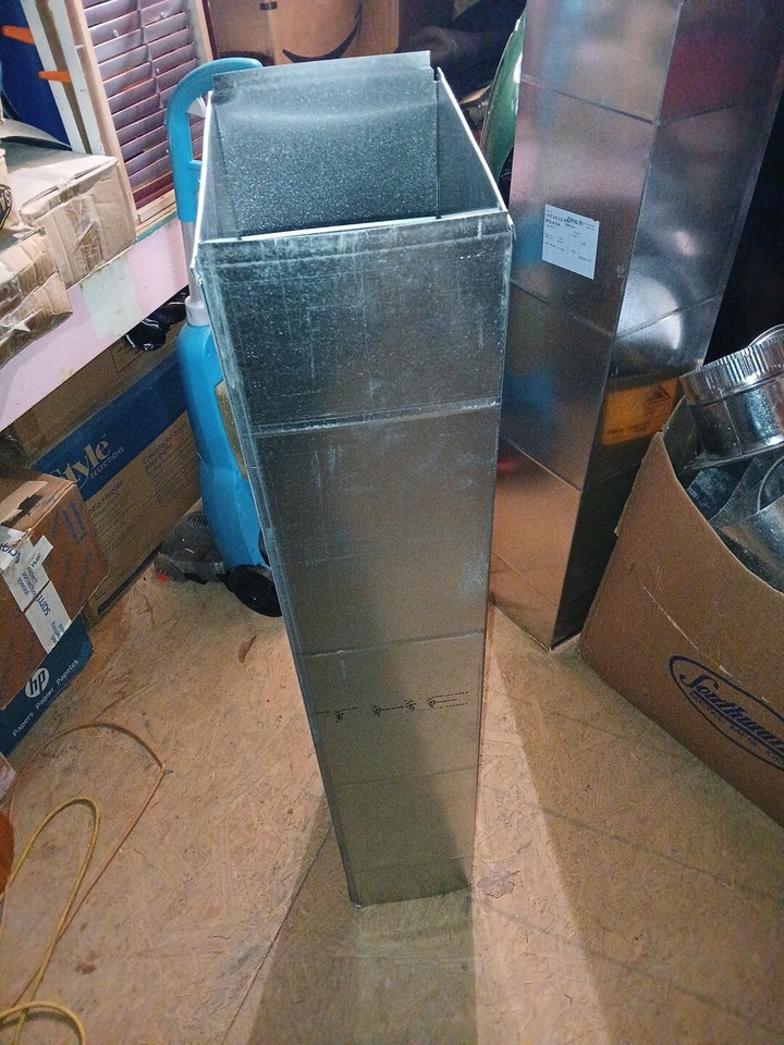8x12x48 Galvanized Steel Square HVAC Duct | eBay