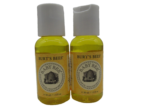 2 Pack Burt's Bees BABY BEE Nourishing Baby Oil 1 Oz Each | eBay