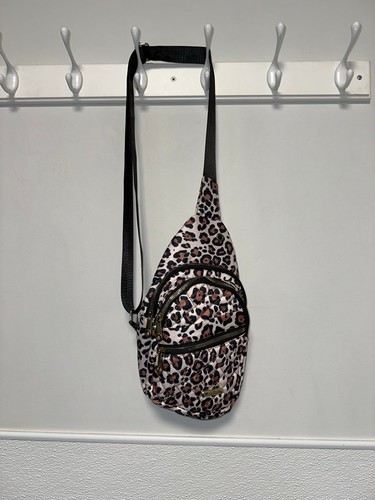 Women's JINGPIN Creations Quilted Leopard Print Crossbody Bag Purse ...