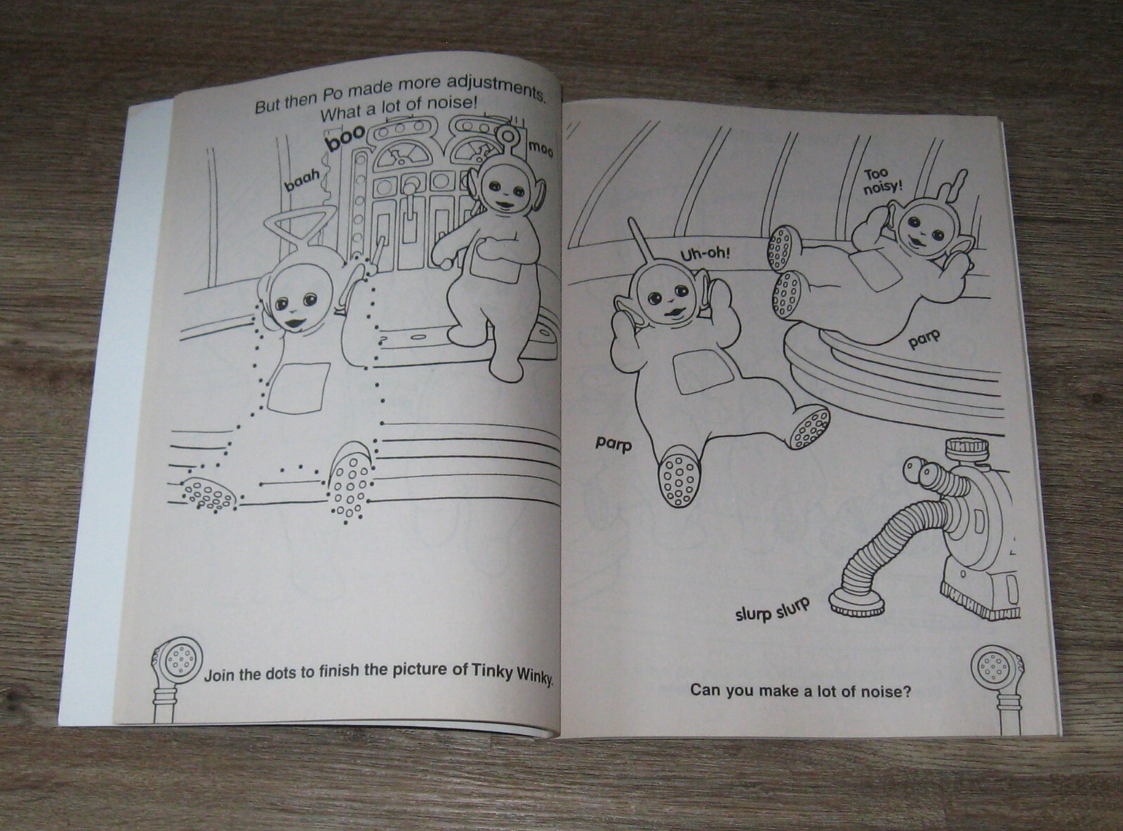 Come and Play TELETUBBIES Giant Coloring Activity BOOK with stories! 90 ...