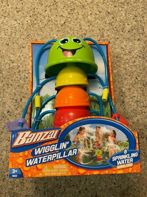 Banzai Wigglin' Waterpillar With 8 Sprinkling Water Wiggers for sale ...