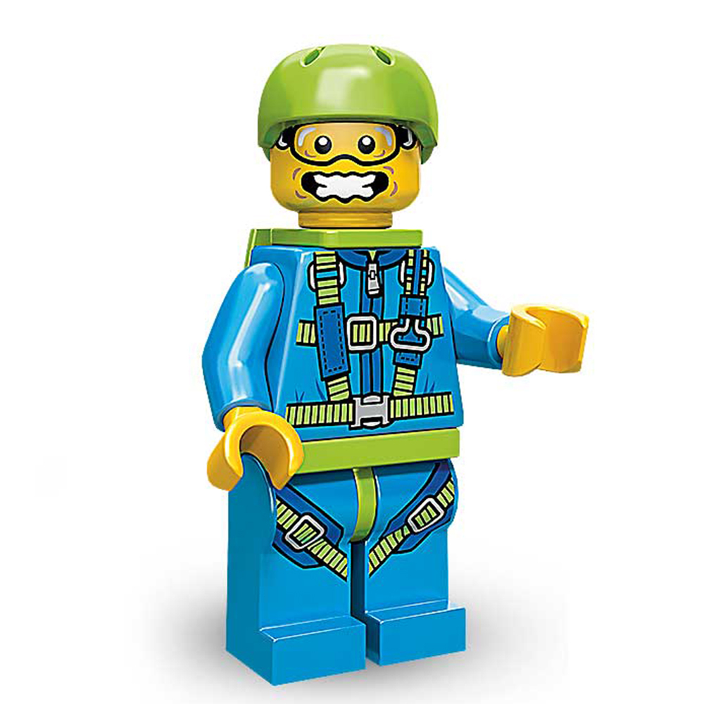 Sky diver - New Lego 71001 Minifugres Series 10 include all parts paper ...