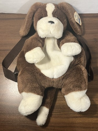 VINTAGE MANGO Teddy Bear Co. Children's Puppy Dog Plush Backpack 90’s ...