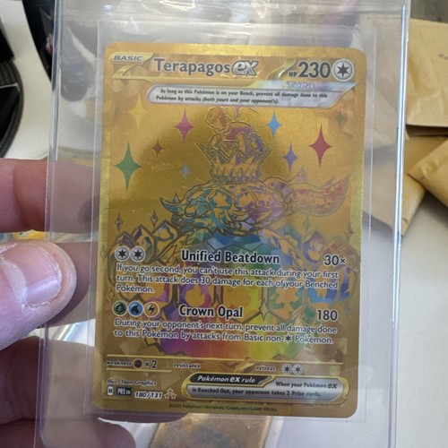 Terapagos ex 180/131 Sv: Prismatic Evolutions Hyper Rare! Pokemon TCG ...