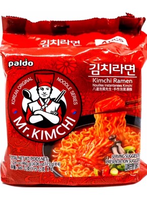 Paldo Mr.Kimchi Instant Korean Original Kimchi Soup Ramen Pack of 12 | eBay