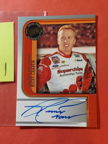 2005 Press Pass Signings #9 Ricky Craven, cd1 | eBay