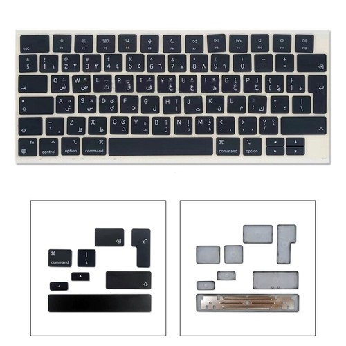 Laptop Keycaps Keys Caps Keyboard with Scissor Clip Hinge for A2681 ...