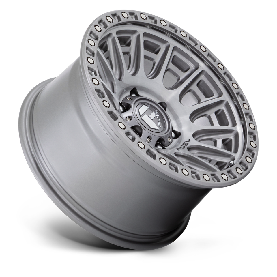 17" Fuel D833 Cycle 17x9 5x5 -12mm Wheel Platinum Lifted For Jeep ...