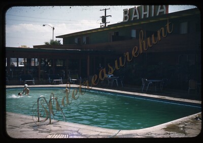 Bahia Hotel Swimming Pool 35mm Slide 1950s Red Border Kodachrome | eBay