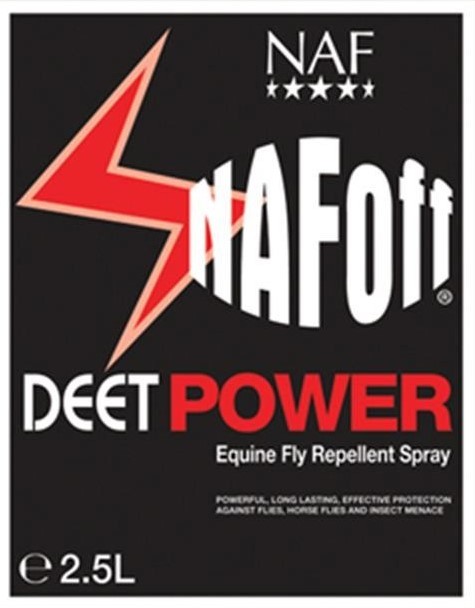 NAF NAF off Deet Power Equine Fly Repellent Spray 2.5L for sale online ...