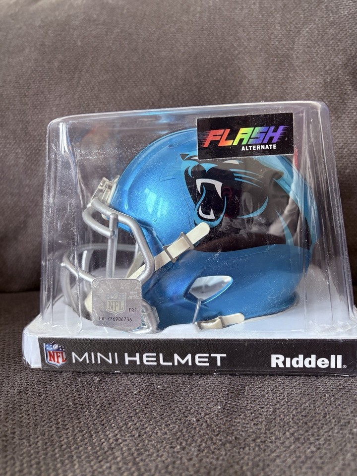 Sam Darnold Signed Carolina Panthers Riddell Mini Helmet FLASH ...