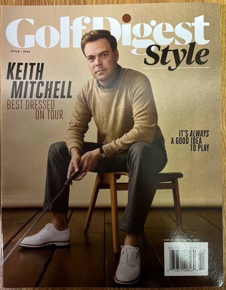 Golf Digest Style Magazine 2024 Keith Mitchell Best Dressed on Tour | eBay