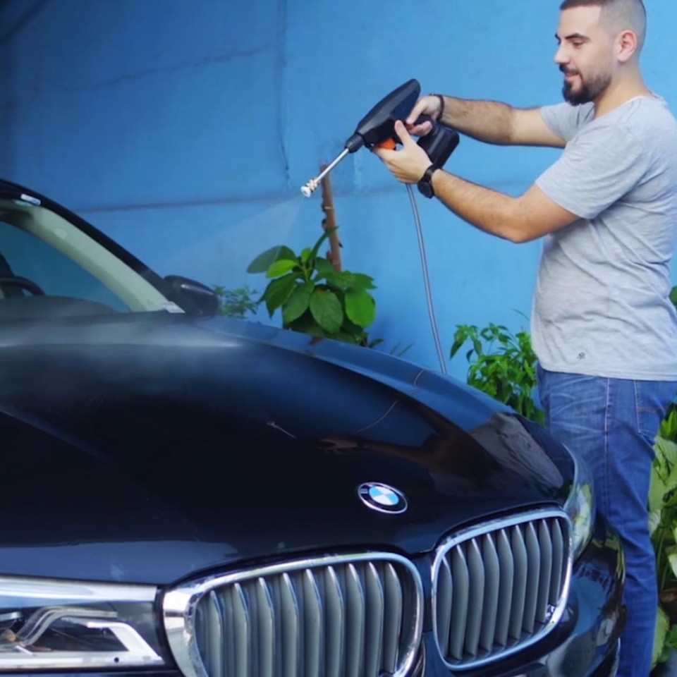 JML Starlyf Pressure Washer Cordless Power Washer Patio and Car 40 Bar ...