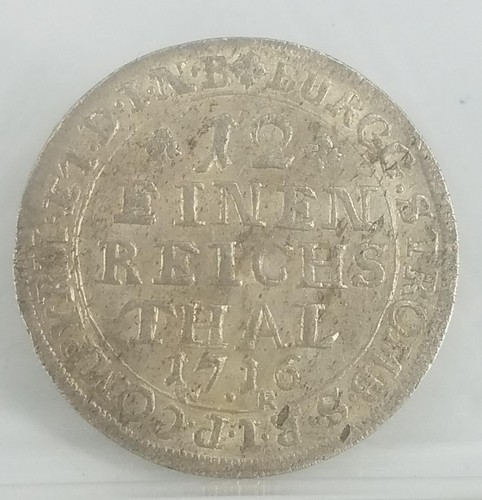 German States | Munster. Franz Arnold 1/12 Taler 1716-WR | Silver World ...