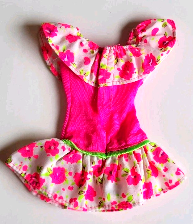 Vintage 1995 Barbie Great Weekend Fashions Pretty Pink Dress Very Good ...