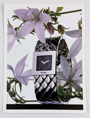 1994-1995 Chanel Collection Croisiere Watch Photo Print Card Giant Ad ...