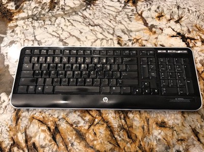 HP Wireless Full Keyboard With USB Receiver | eBay