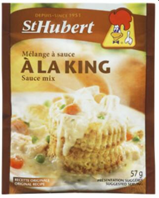 BIG 12 PACK St Hubert A la King Sauce Mix 52g FRESH AND DELICIOUS! | eBay