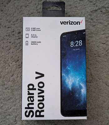 VERIZON SHARP ROUVO V 32GB Prepaid Smartphone, Turquoise NEW | eBay