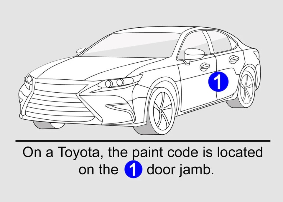 Gloss Automotive Urethane Spray Paint For Toyota Lexus Satin Cypress ...