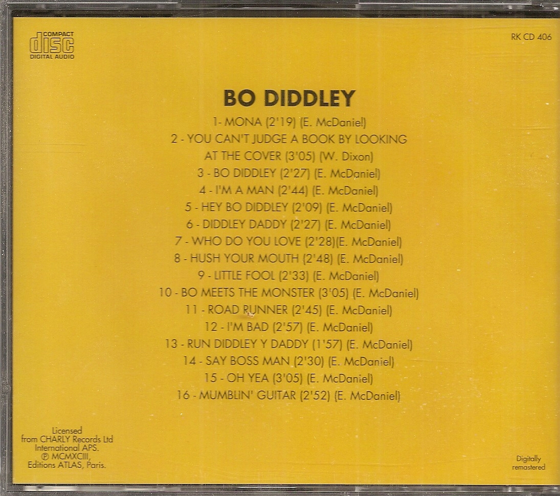 MUSIQUE CD LES GENIES DU ROCK EDITIONS ATLAS - BO DIDDLEY WHO DO YOU ...