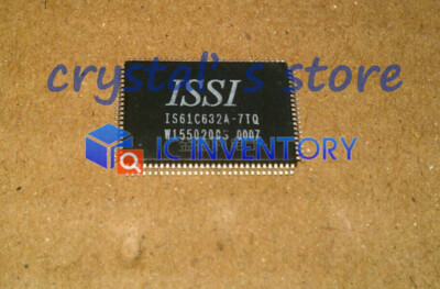 5PCS IS61C632A-7TQ SRAM Chip Sync Single 3.3V 1M-Bit 32K x 32 7ns 100 ...