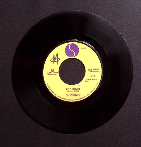 ROBIN SCOTT M FACTOR/POP MUZIK SIRE RECORDS VINYL 45 VG 31-100 | eBay