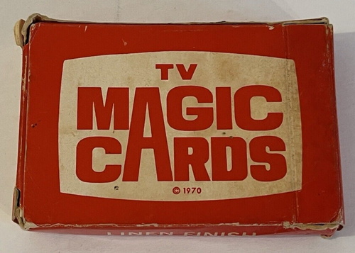 Vtg Magic Tricks TV Magic Cards 5 of Hearts 1970 Original Box USA ...