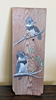 Christi Mathews "Kingflowers on Mangrove" #240 Acrylic on Cedar Shingle ...