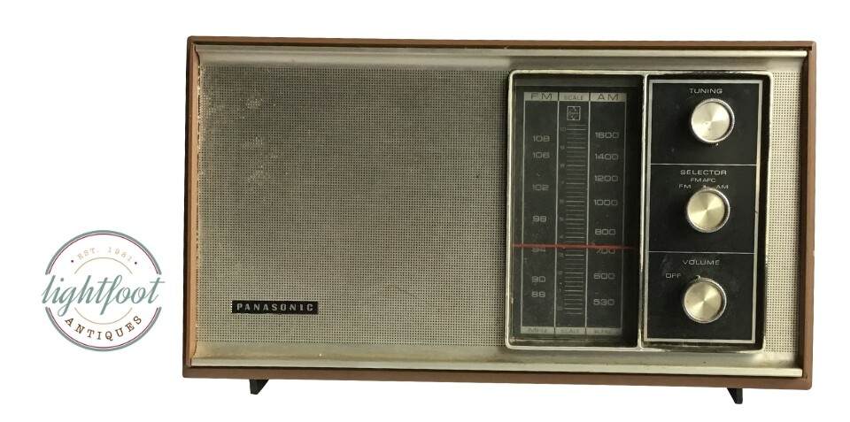Vintage Panasonic AM/FM Table Radio Model RE-6451 - AC powered | eBay