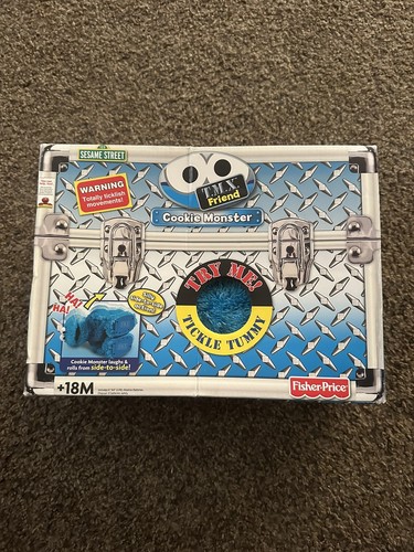 Sesame Street Cookie Monster Tickle Tummy Tmx Friend Laughs & Rolls ...