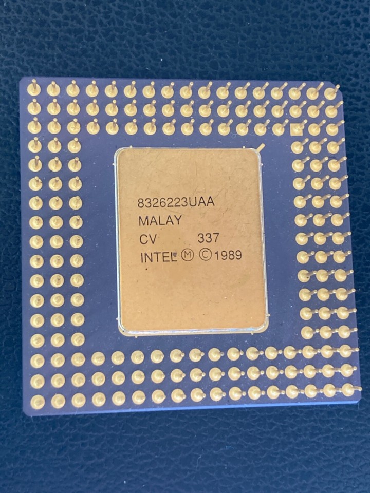 Vintage INTEL Pentium i486 25 CPU processor A80486SX-25 | eBay