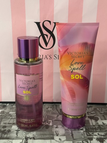 New 2024 Victoria's Secret LOVE SPELL SOL Fragrance Body Mist 8.4 fl.oz ...