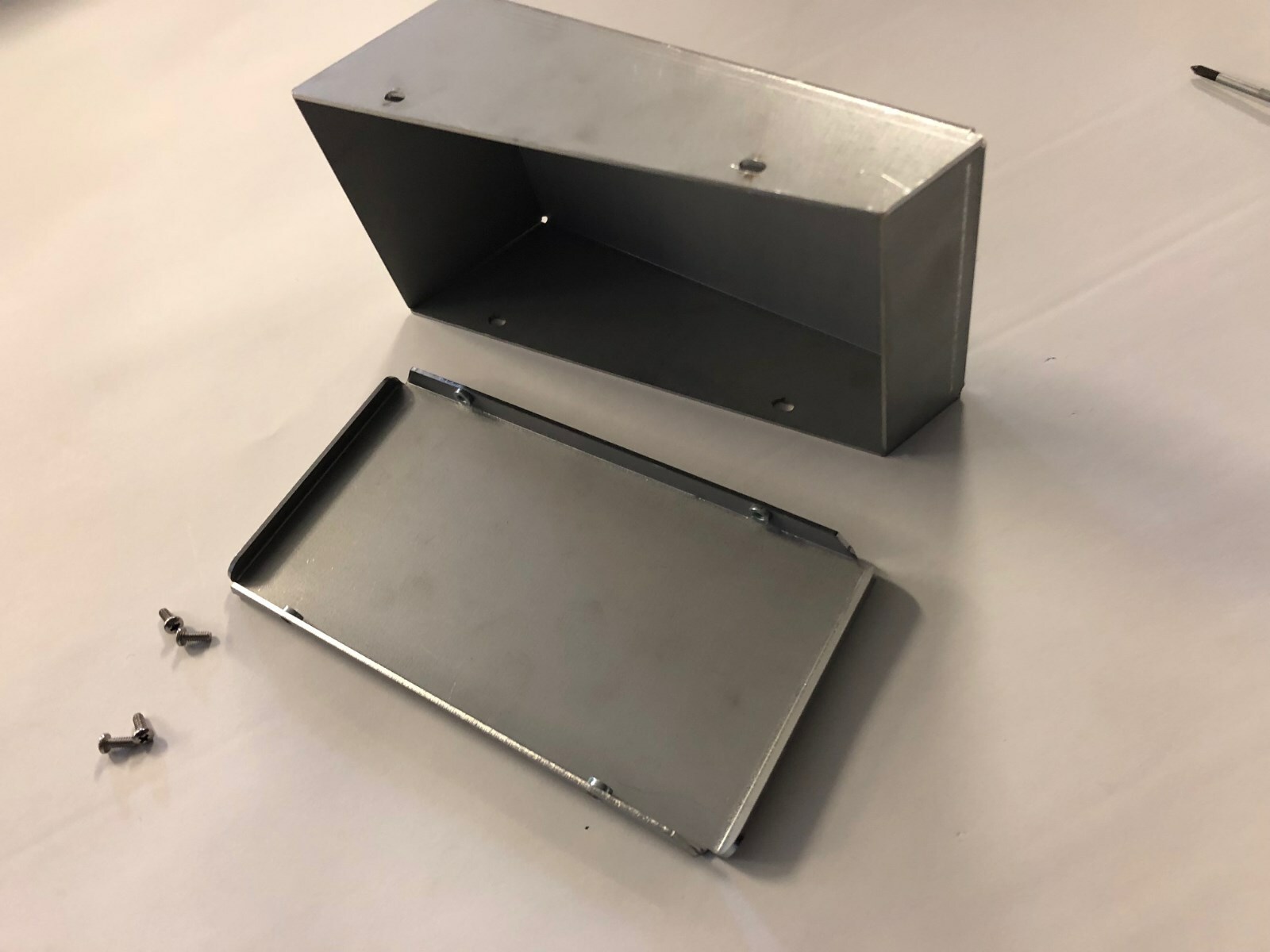 Pedal/project box- 7 X 3 1/2 X 2 1/8 inches-18 gauge steel | eBay