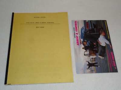 Universal Systems Ron Chapel Police Arrest & Control Techniques Course ...