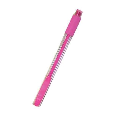 Pentel Clic Eraser Colors Pen Style Retractable Hot Pink School Office ...