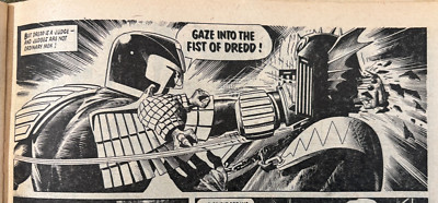🦇 2000AD Prog 227 Judge Fear Gaze into the Fist of Dredd! IconicBolland ...