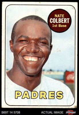 1969 Topps #408 Nate Colbert Padres AUTHENTIC | eBay