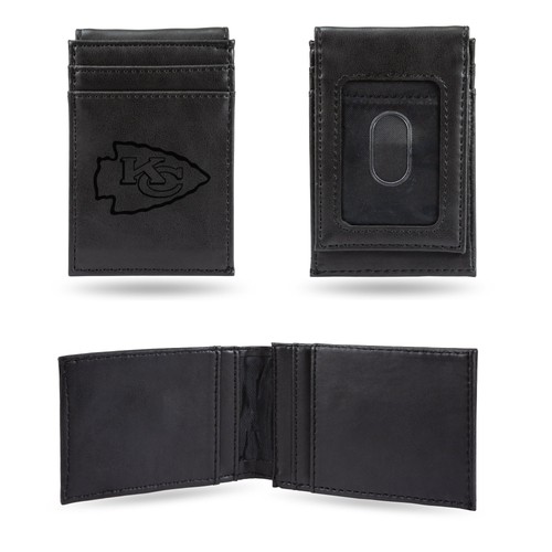 Chiefs Laser Engraved Black Front Pocket Wallet | eBay