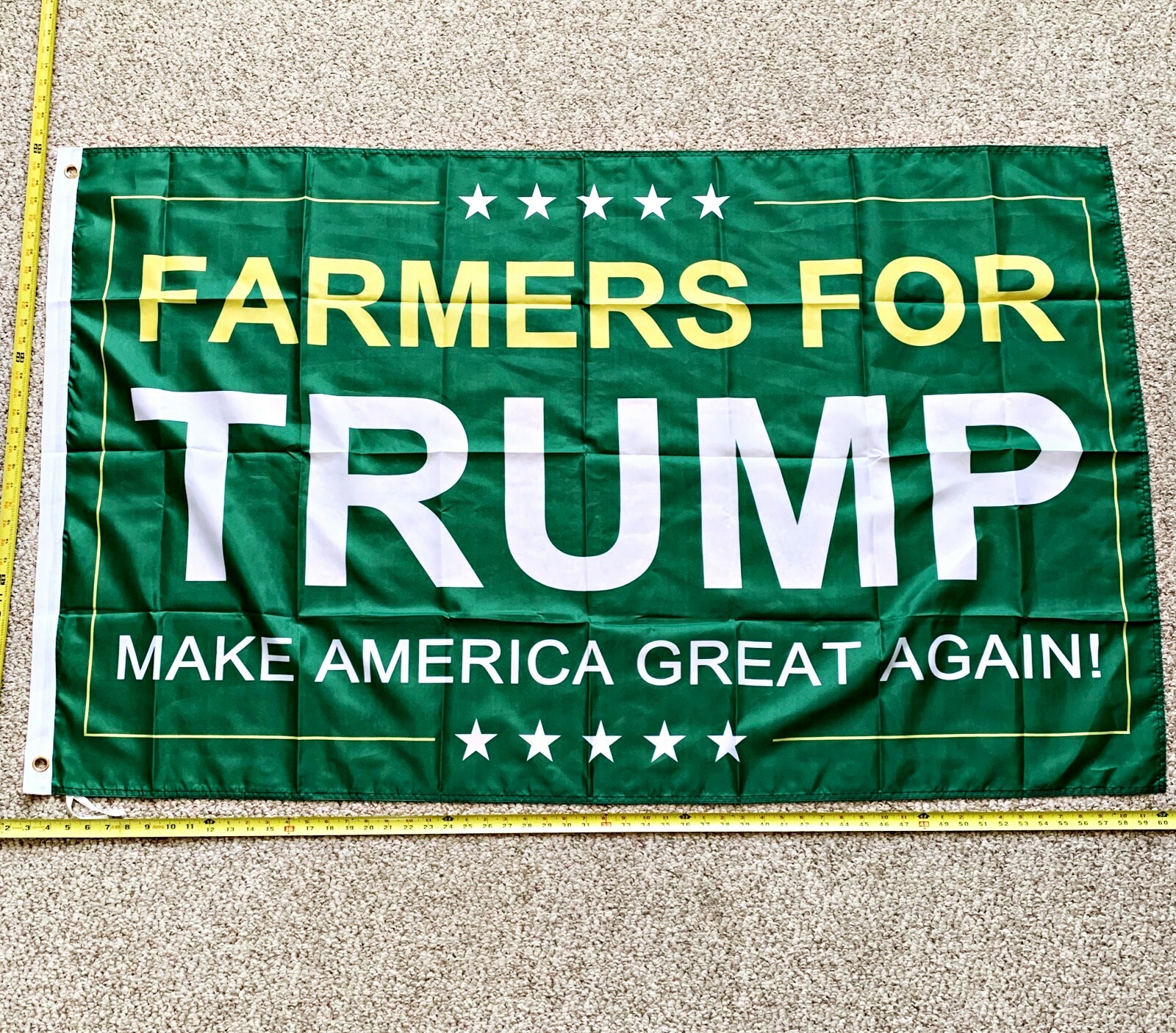 Donald Trump Flag FREE SHIPPING Farmers For Trump NEW 3x5' Sign USA ...