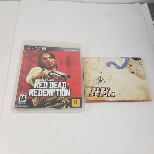 Red Dead Redemption PlayStation 3 PS3 Game With Map 710425378225 | eBay