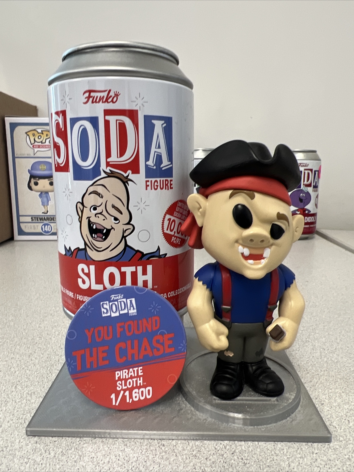 Funko Soda! "PIRATE SLOTH" CHASE 1,600 pcs 2021 VAULTED The Goonies ...