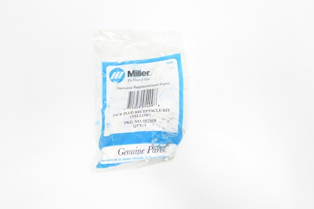 Miller Welding 057608 Receptacle Jack Plug Yellow for sale online | eBay