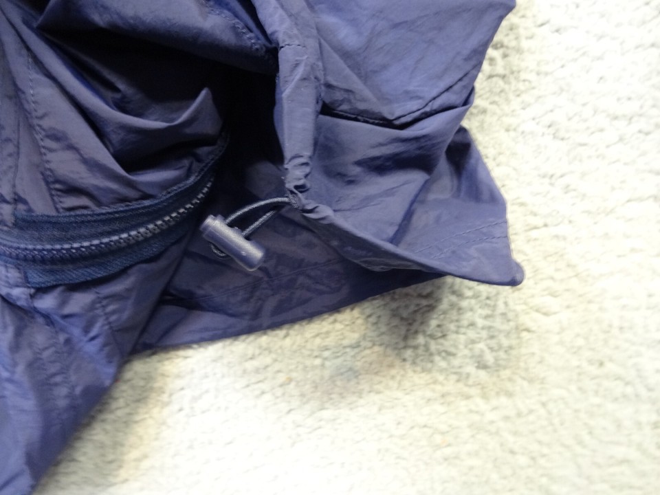 Fabletics Oversized Windbreaker Mens Light Weight Jacket Deep Navy Blue ...